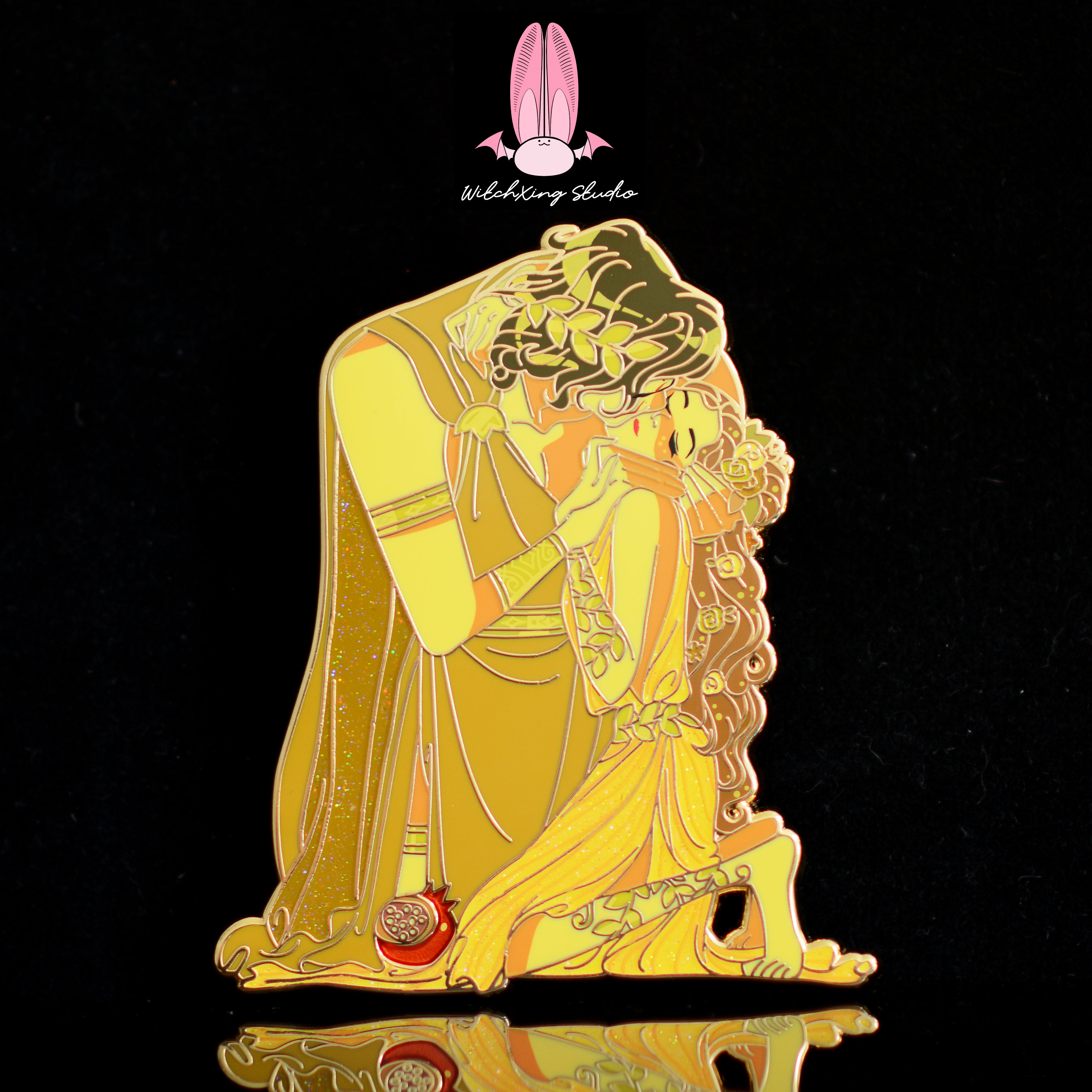 *SHOP DROP* Reylo x Hades & Persephone “The Kiss“ enamel pin 3 variant ...