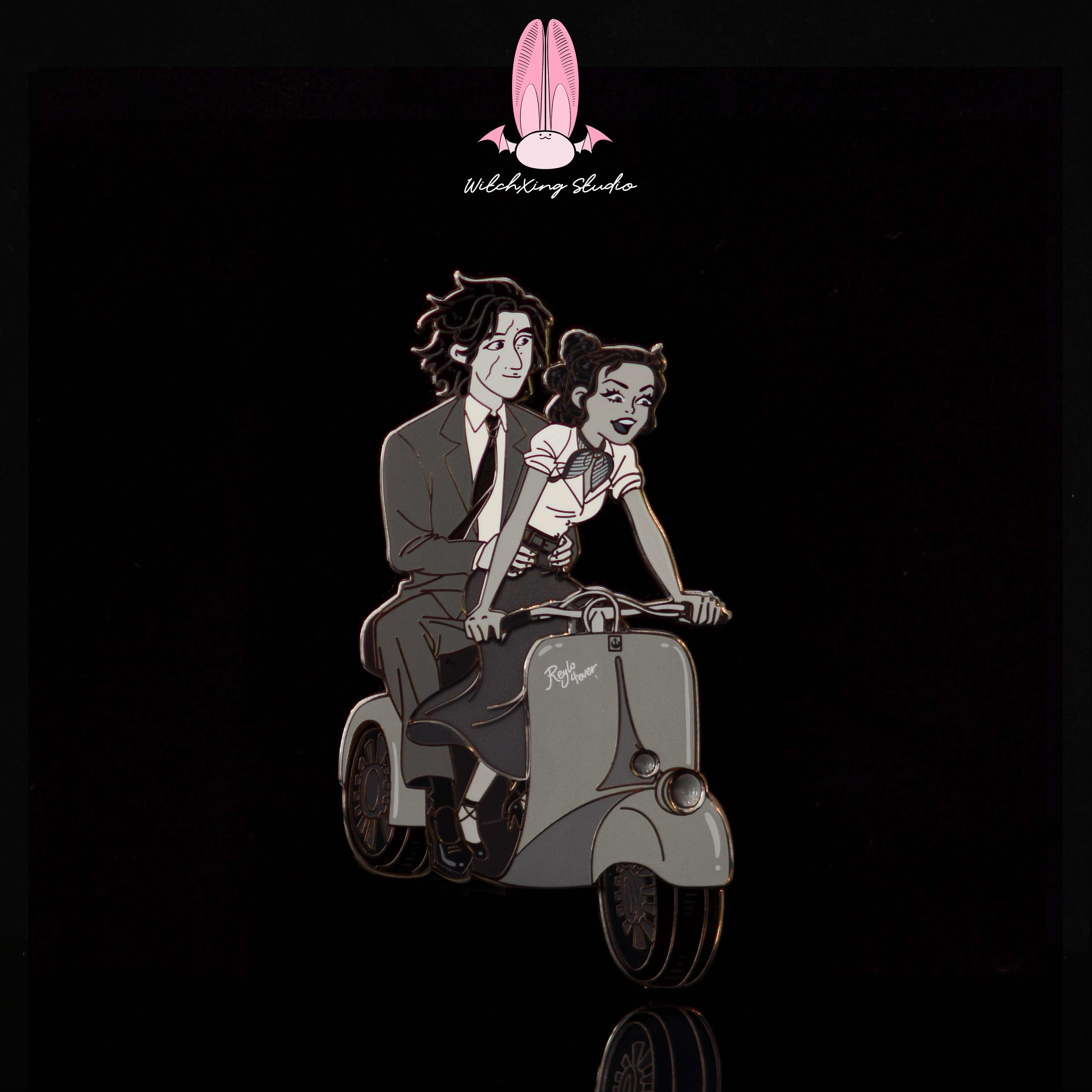 *SHOP DROP* Reylo "Roman Holiday" enamel pin – WitchXing